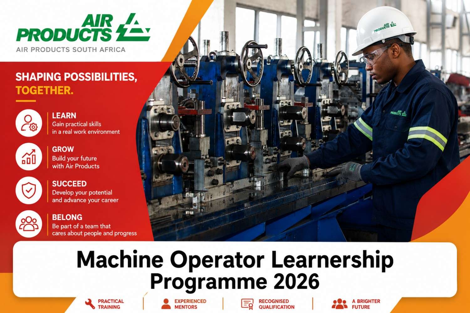 Machine Operator Learnership Programme 2026